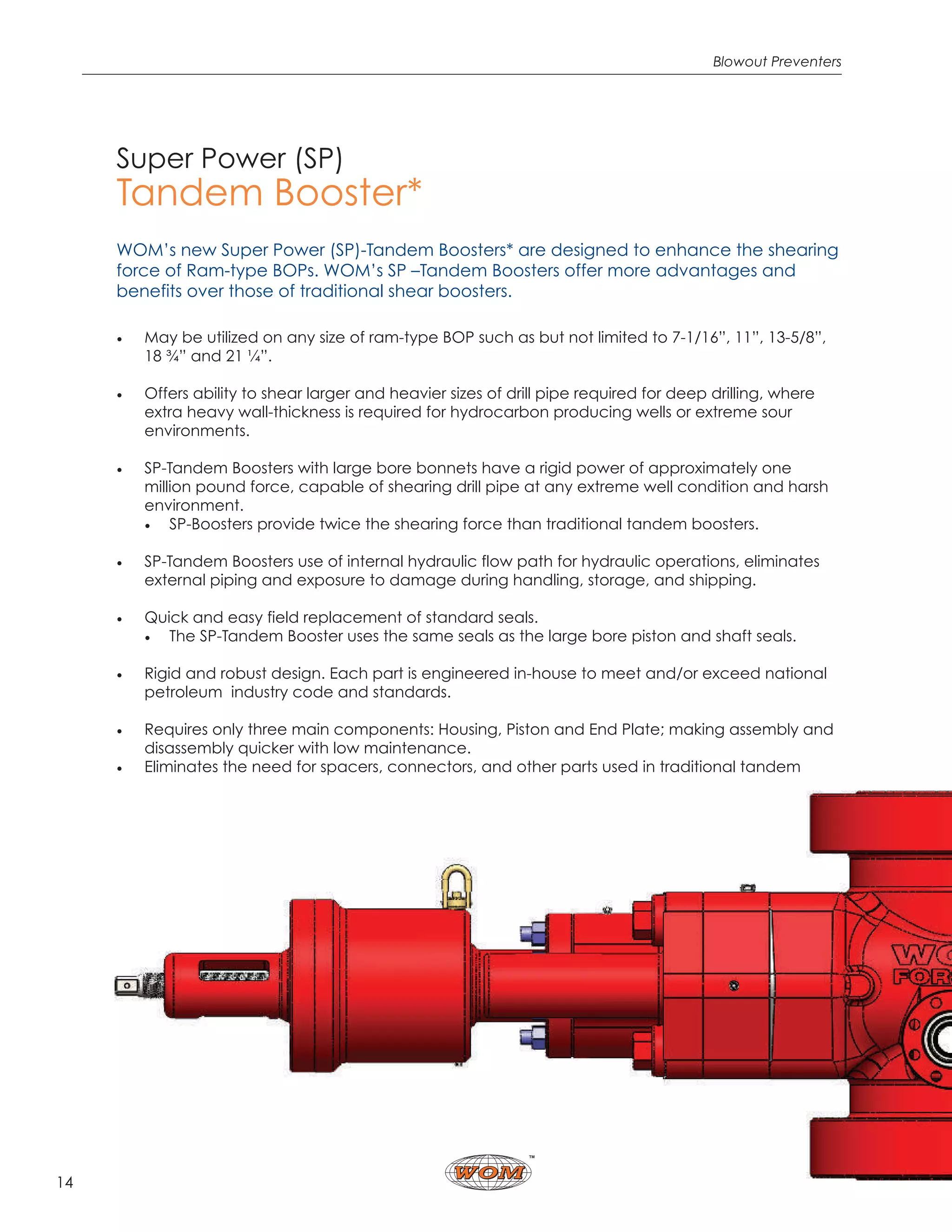 WU Ram Type BOP - Worldwide Oilfield Machine | PDF