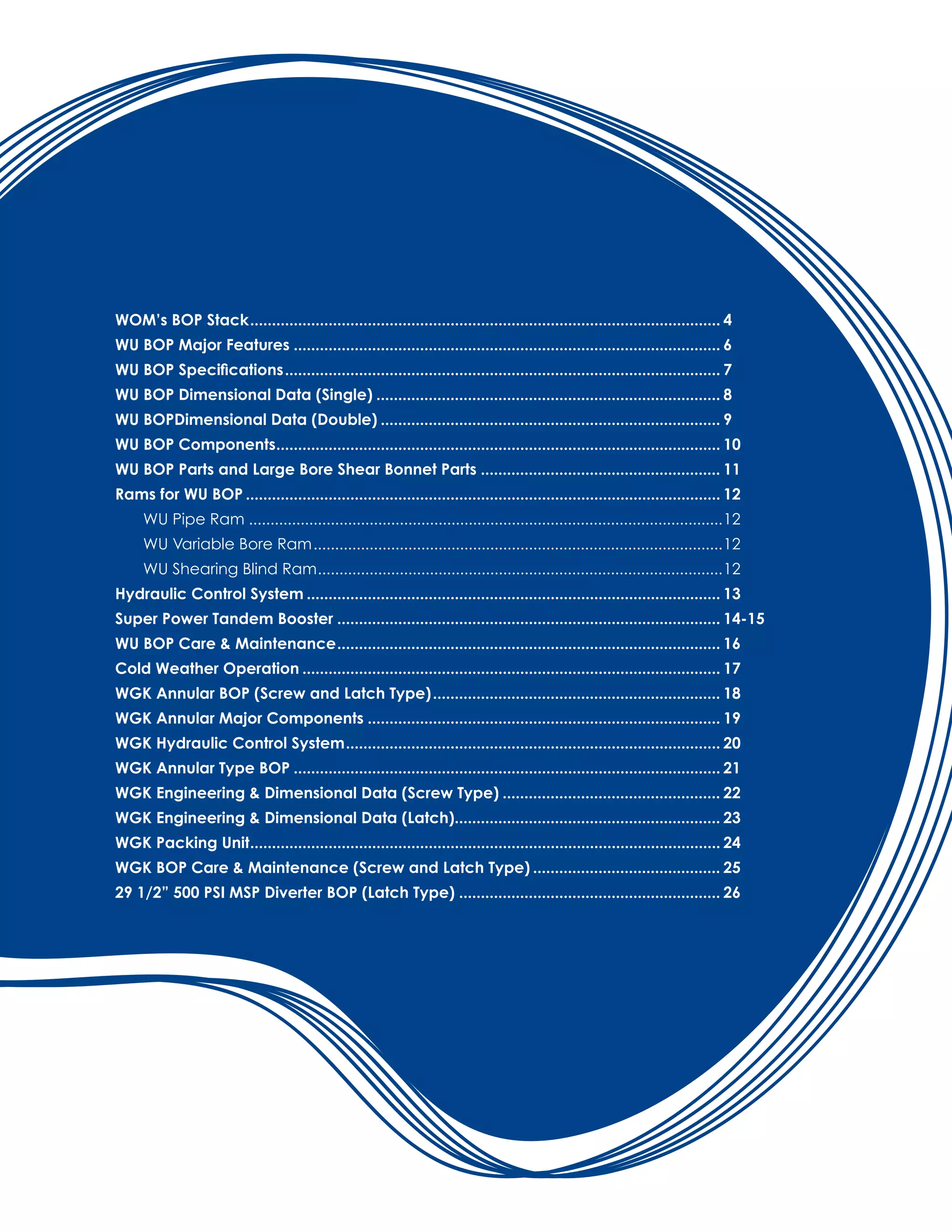 WU Ram Type BOP - Worldwide Oilfield Machine | PDF