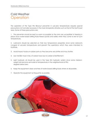 WU Ram Type BOP, BOP Rams - Worldwide Oilfield Machine | PDF