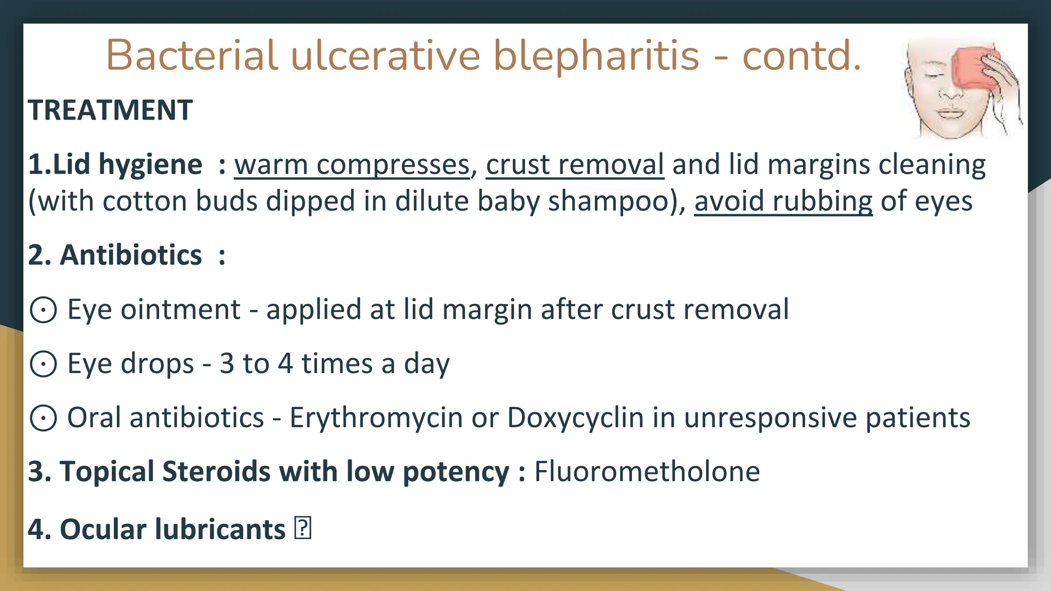 BLEPHARITIS - introduction, types, Etiology, pathogenesis, clinical features, management | PPTX
