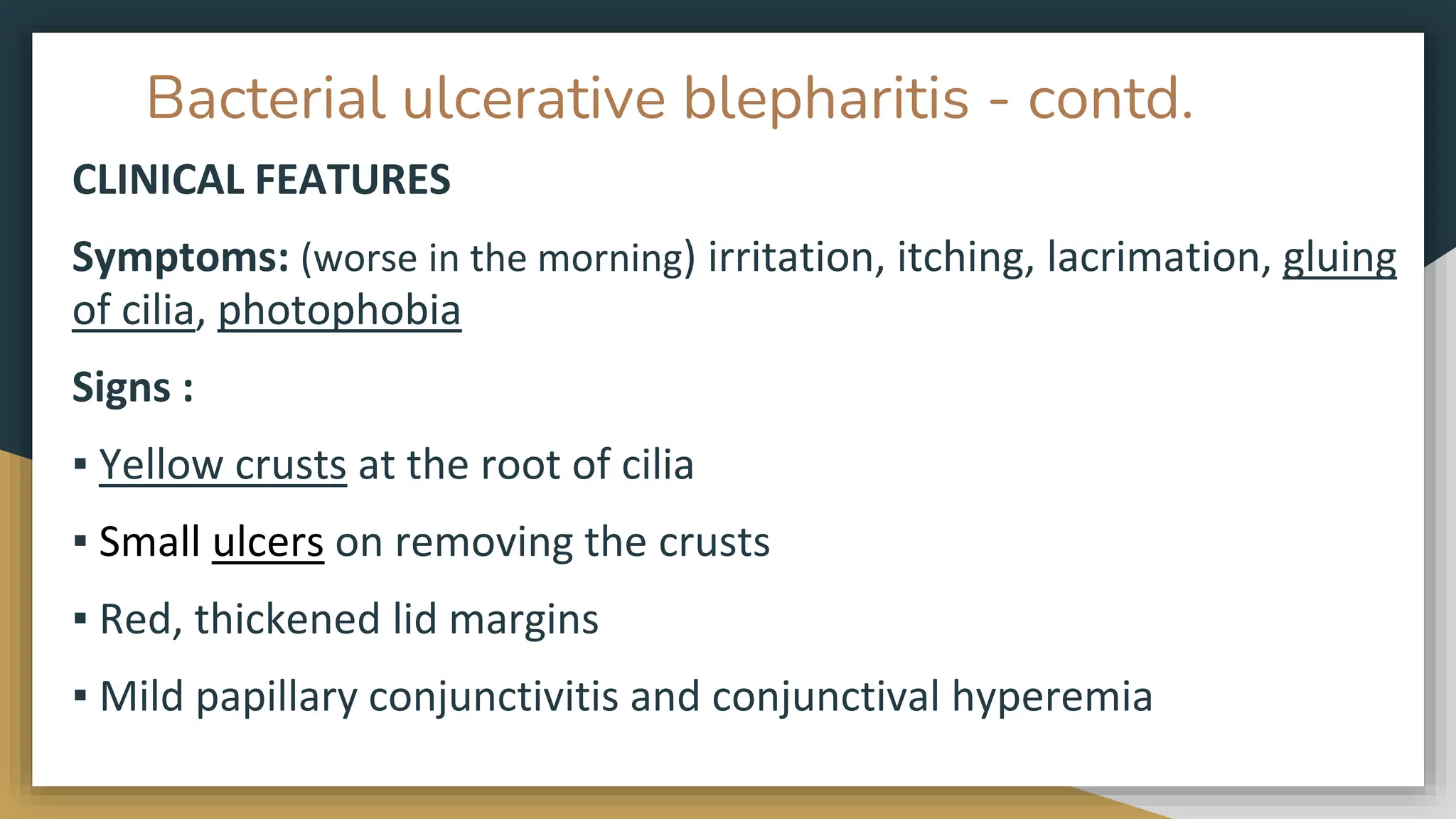 BLEPHARITIS - introduction, types, Etiology, pathogenesis, clinical ...