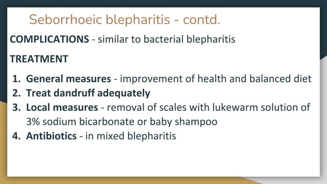 BLEPHARITIS - introduction, types, Etiology, pathogenesis, clinical ...