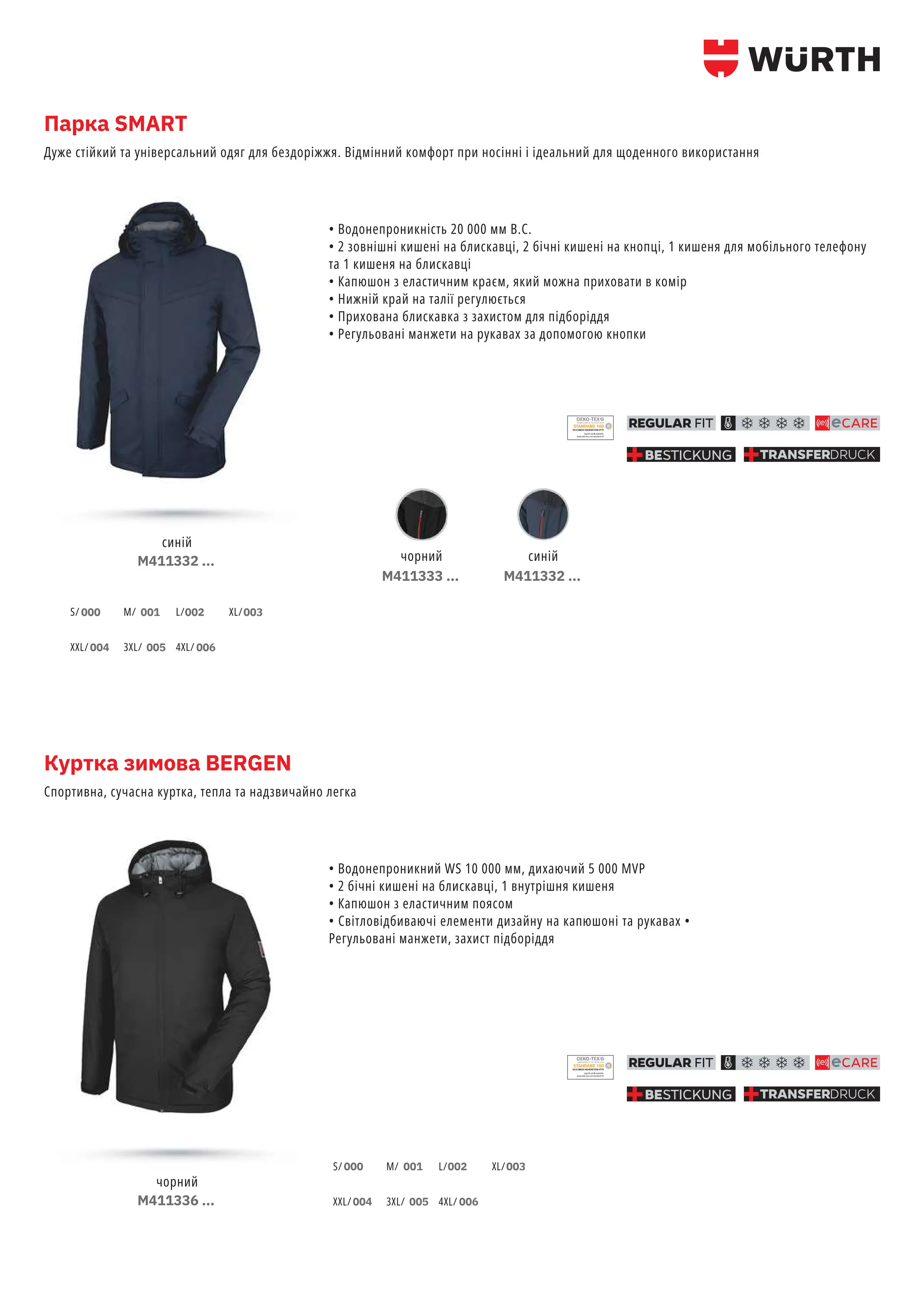 Wurth catalog clothes | PDF