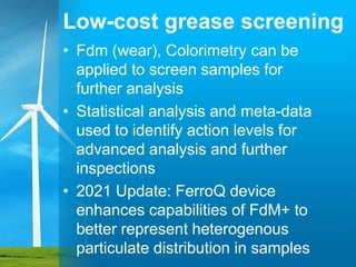 Wind Turbine Blade Bearing Grease Sampling | PPTX
