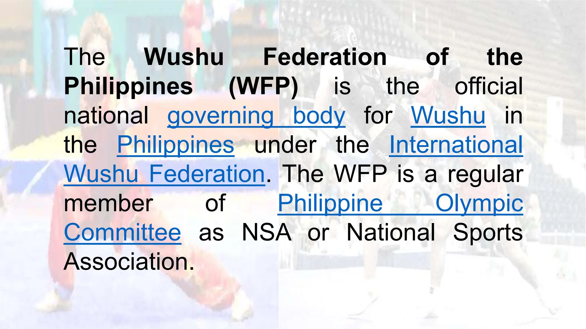 The History and Origin of the Martial Art: Wushu | PPTX