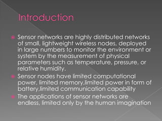 Wireless underground sensor networks | PPTX