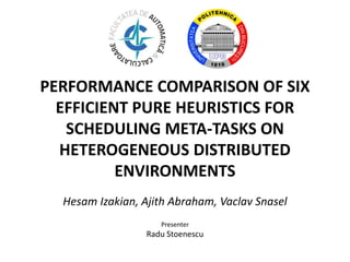 Comparing Different Job Scheduling Heuristics | PPT