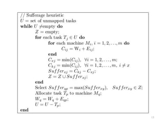 Comparing Different Job Scheduling Heuristics | PPT