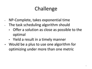 Comparing Different Job Scheduling Heuristics | PPT