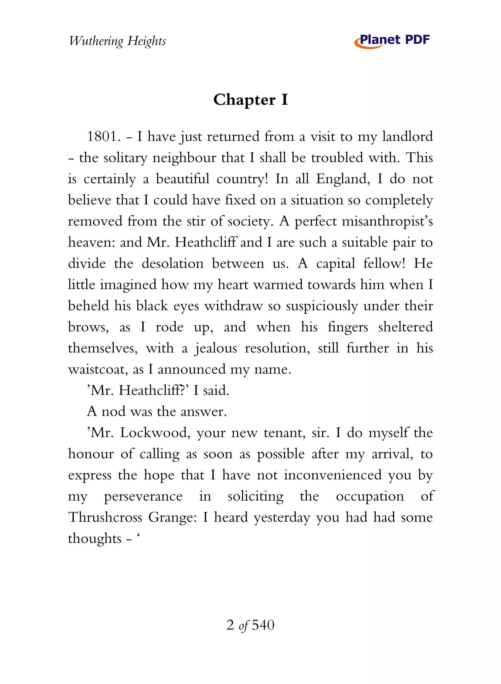 Wuthering Heights | PDF