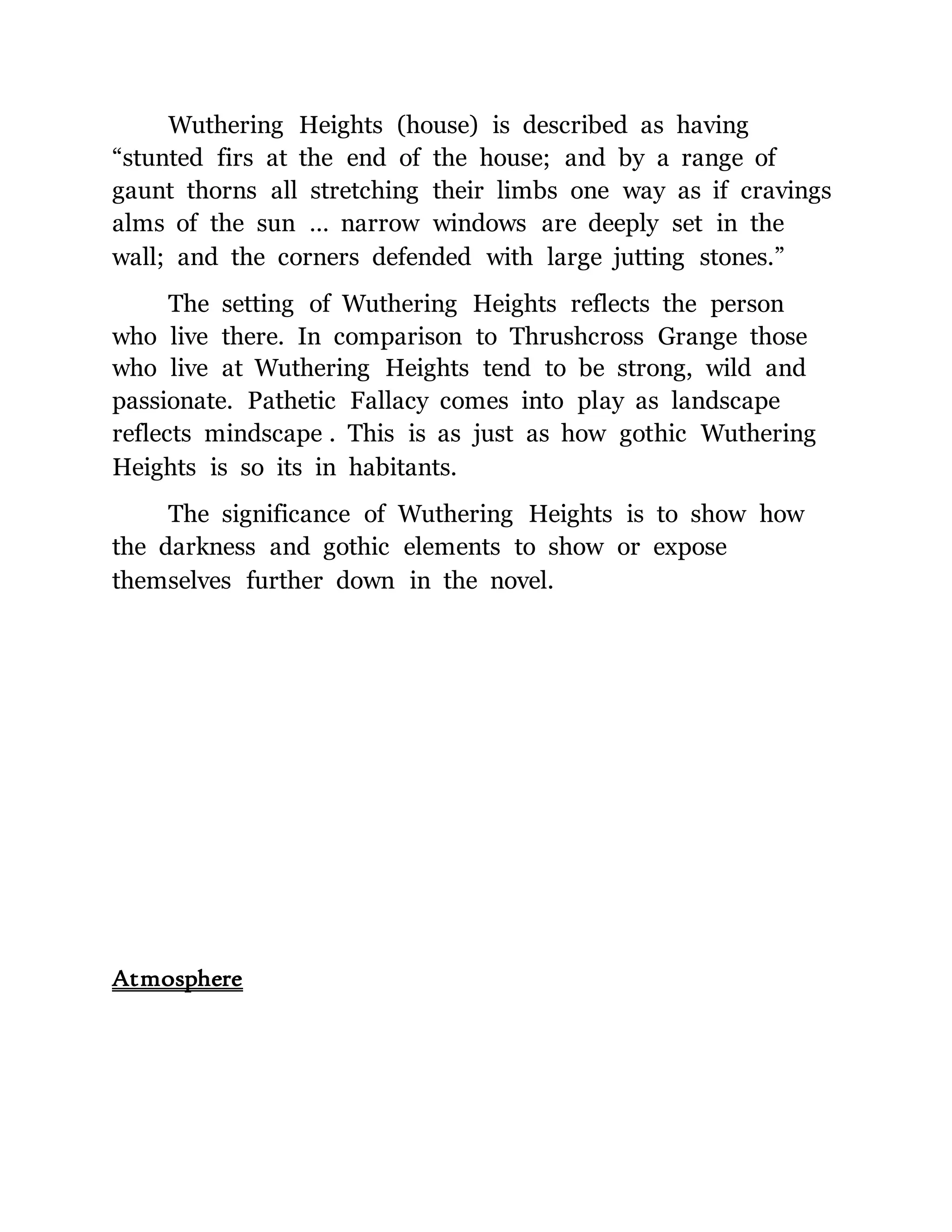 Wuthering heights | DOCX | Fiction | Books and Literature