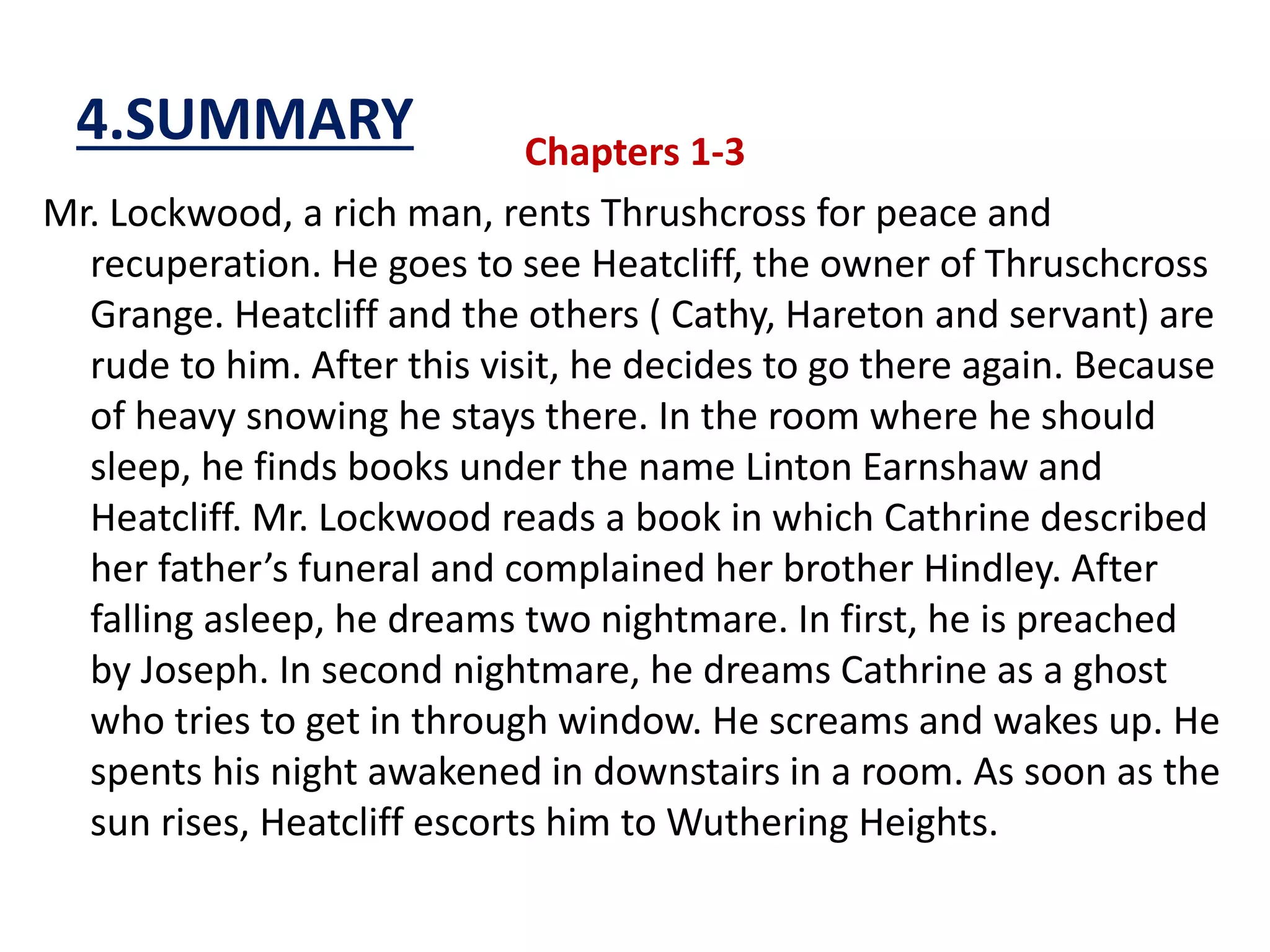 Analysis of "Wuthering Heights" | PPTX