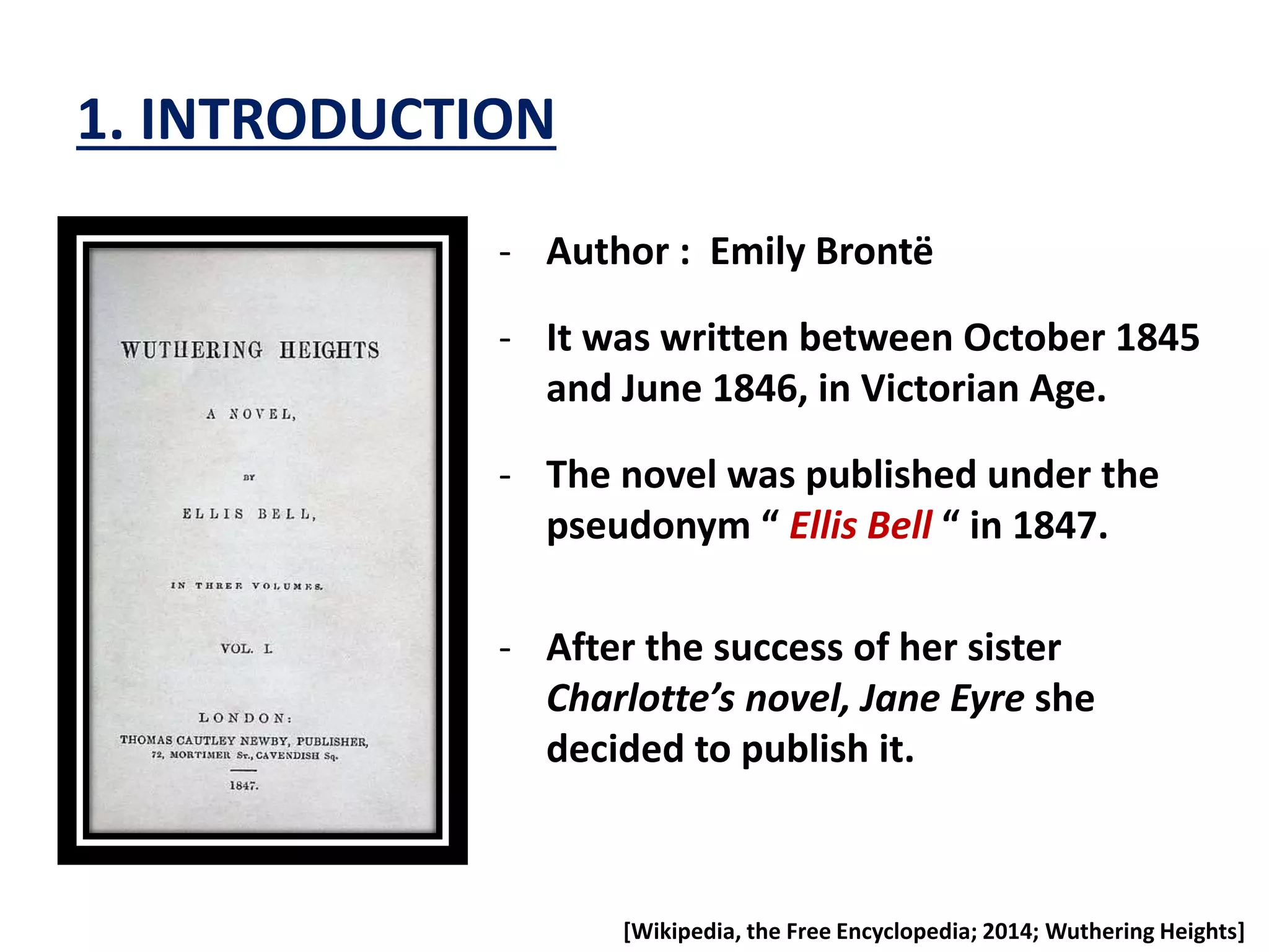 Analysis of "Wuthering Heights" | PPTX