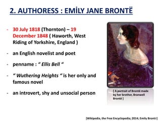 Analysis of "Wuthering Heights" | PPTX