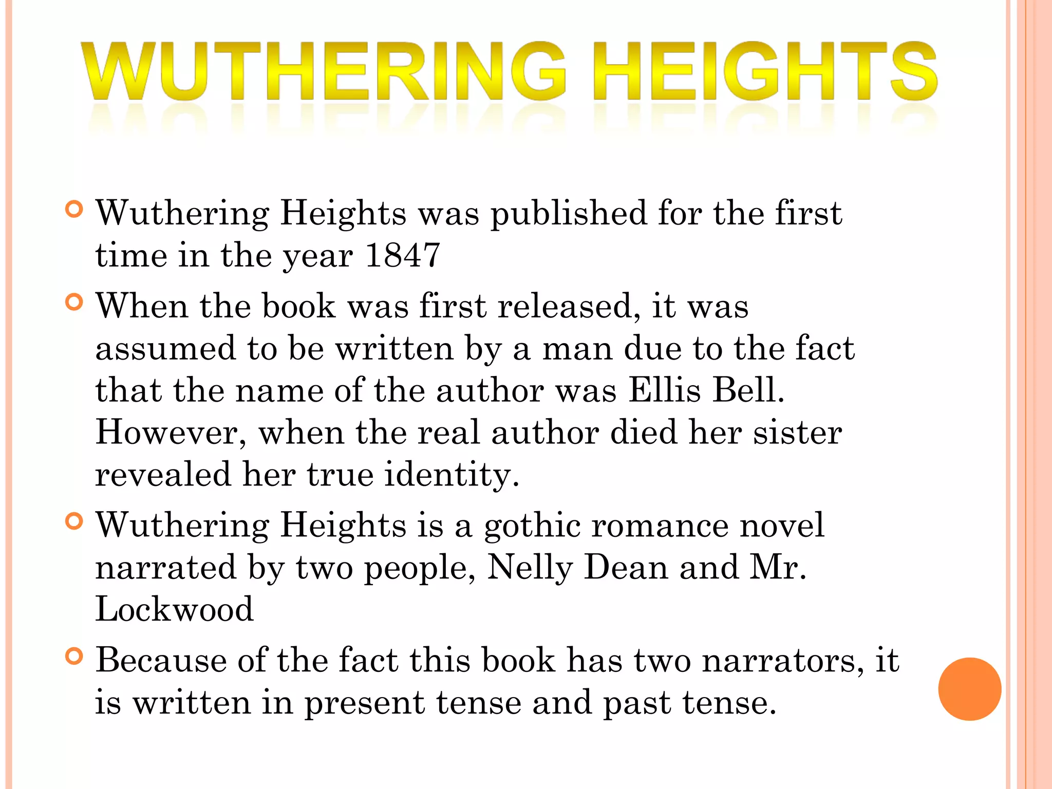 Wuthering heights a review | PPT