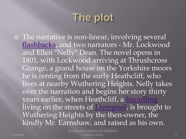 Wuthering Heights, an FCE lesson | PPT