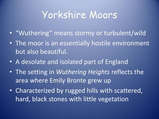 Wuthering Heights Best One yet ppt cooll | PPT