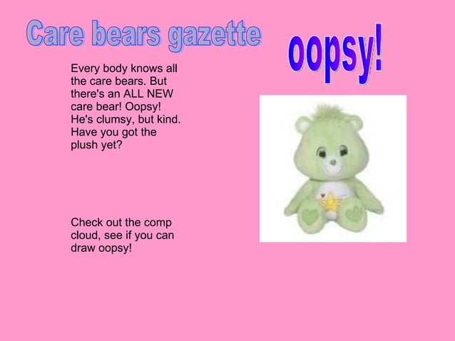 Wuv The Care Bears | PPT | Fantasy | Genres