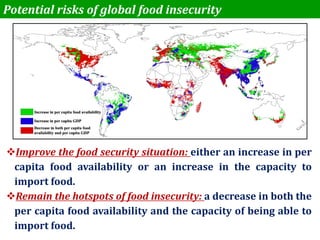 Wu Wenbin — Model based assessment of potential risks of food insecurity at a global scale | PPT