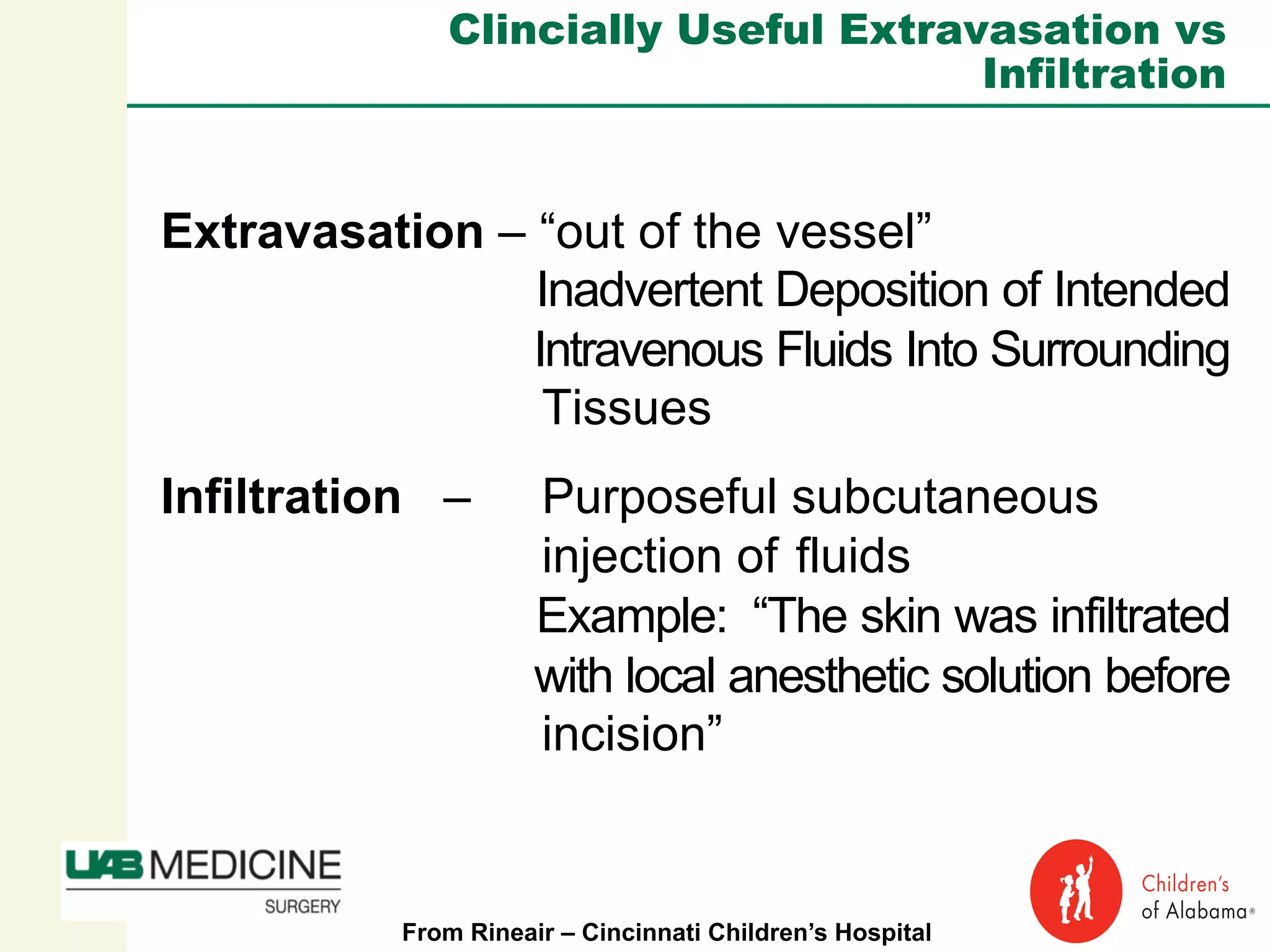 Wuwhs Extravisation Injuries in the NICU | PDF