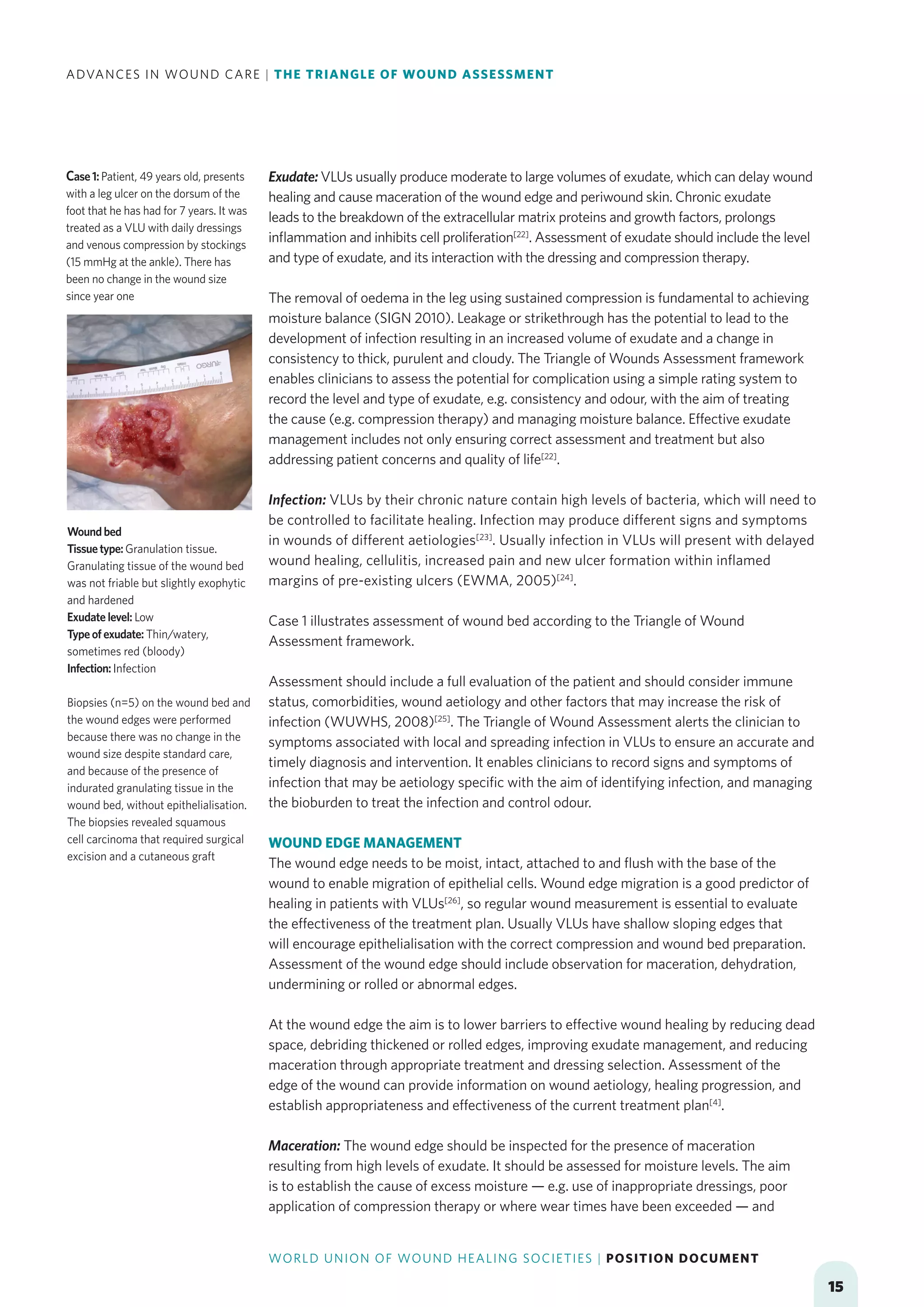 ADVANCES IN WOUND CARE: THE TRIANGLE OF WOUND ASSESSMENT | PDF