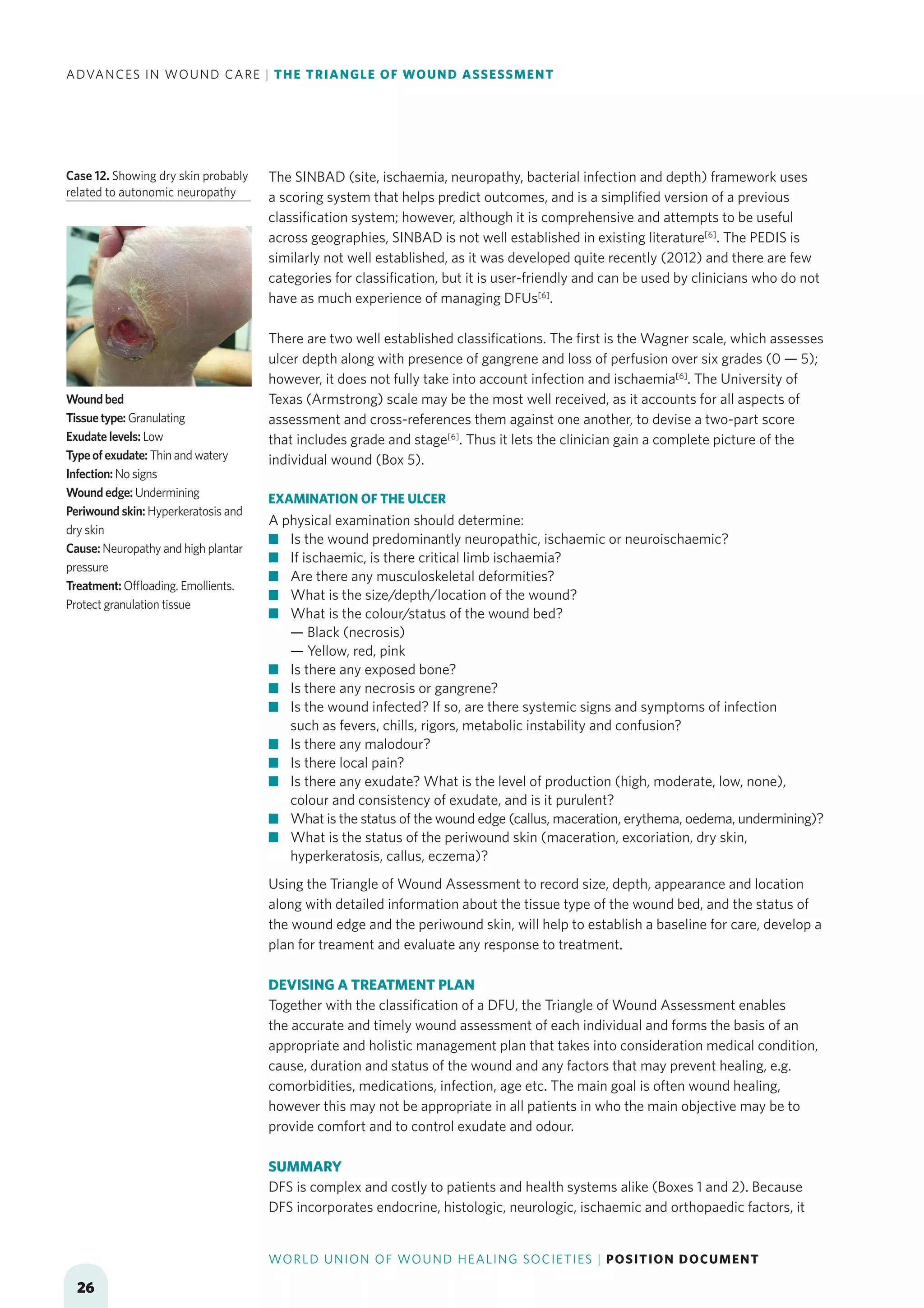 ADVANCES IN WOUND CARE: THE TRIANGLE OF WOUND ASSESSMENT | PDF