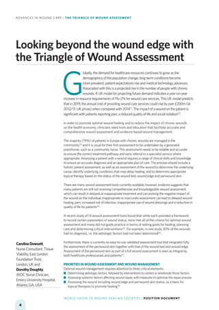 ADVANCES IN WOUND CARE: THE TRIANGLE OF WOUND ASSESSMENT | PDF