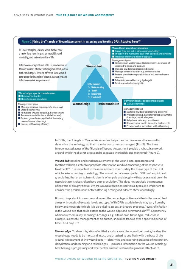ADVANCES IN WOUND CARE: THE TRIANGLE OF WOUND ASSESSMENT