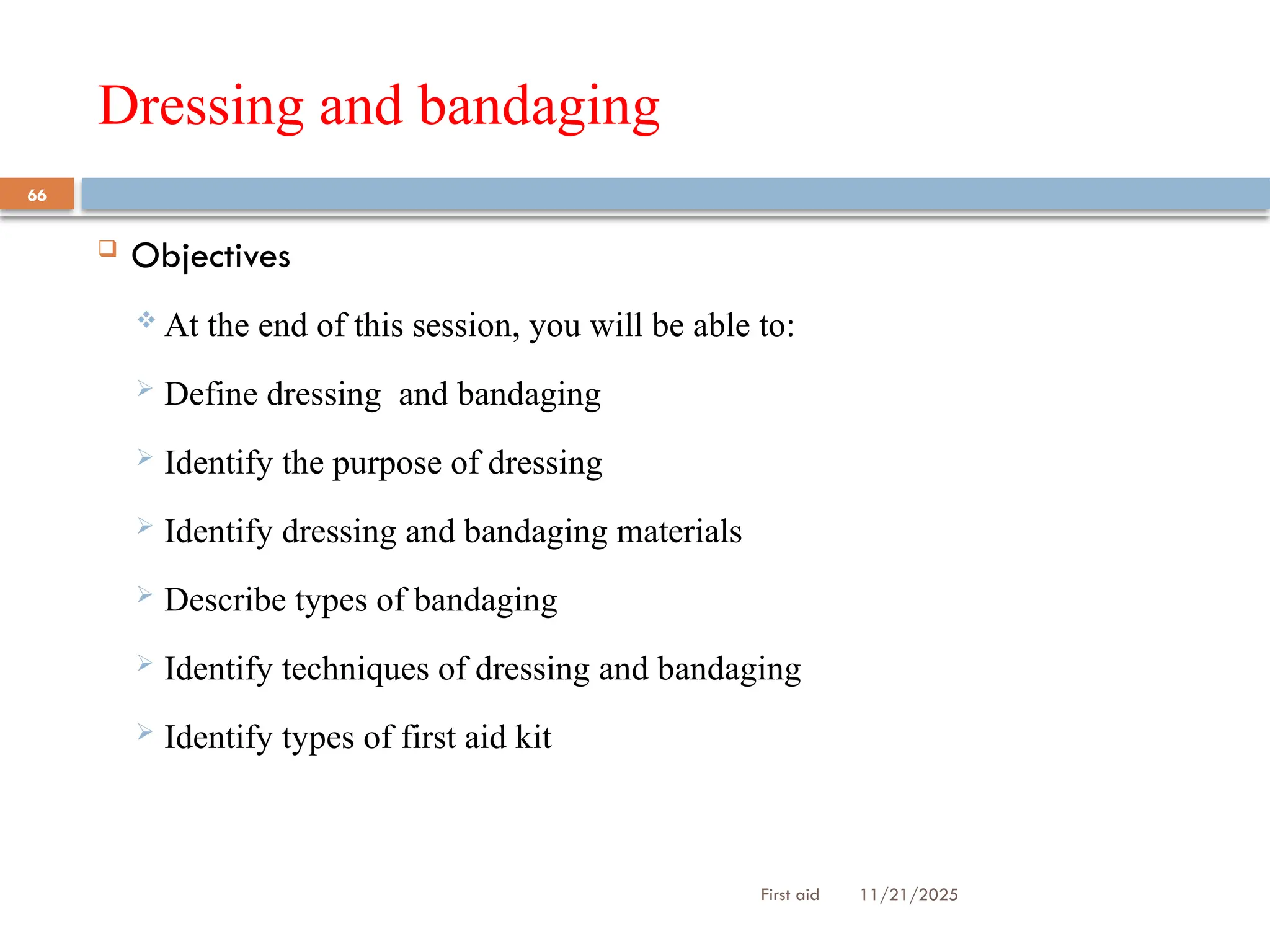 _bleeding_dressing.pptx for first aid students | PPTX