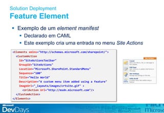 SharePoint Deployment | PPTX | Web Development | Internet