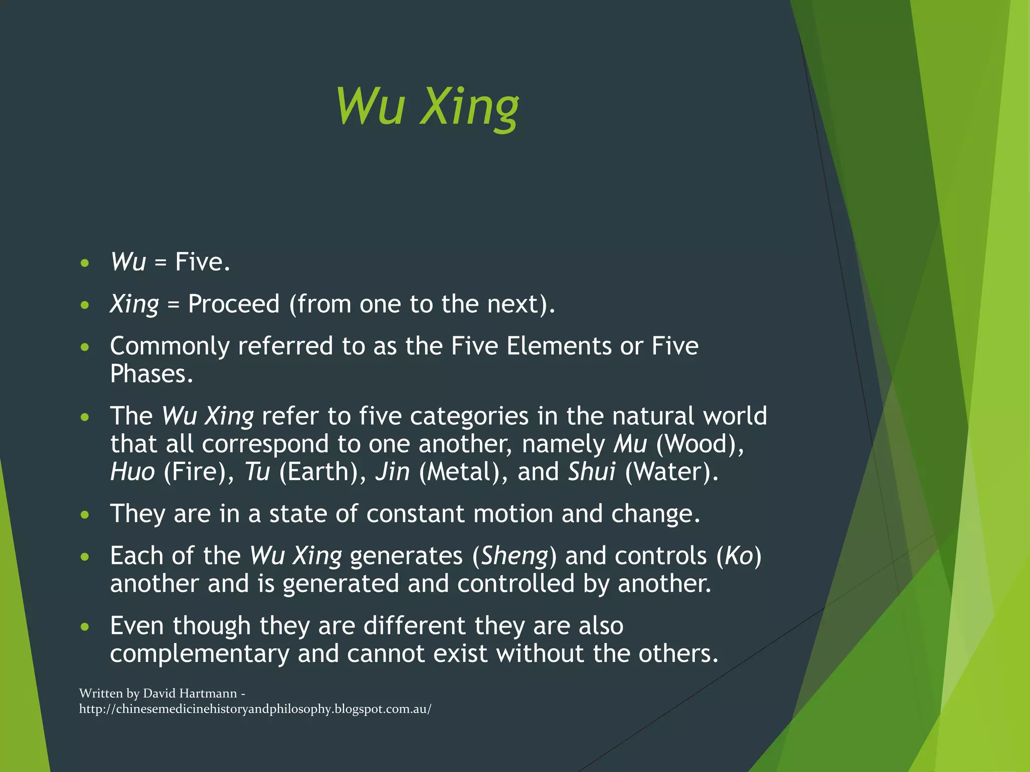 Wu Xing & Wu Shen Personality Traits/Archetypes: Who do you think you ...