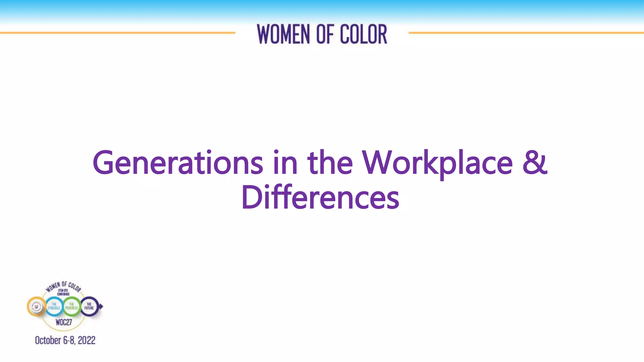 WV115 Generational Work Styles | PPT