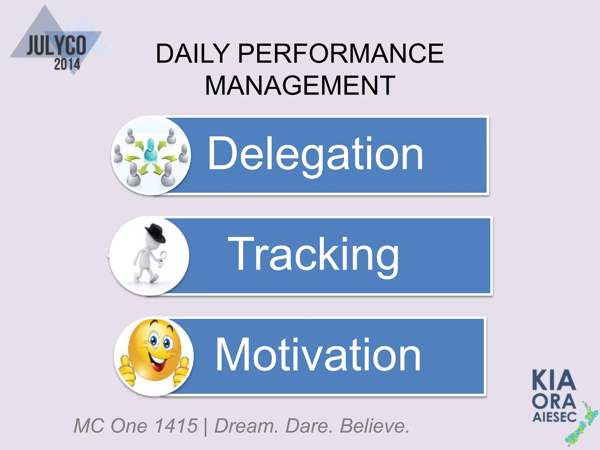 Performance management day 3 | PPT