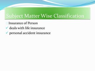Classification of insurance property insurance (marine) | PPT