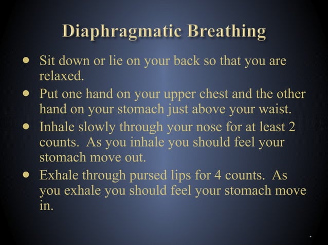 Lecture 1: Pursed Lip and Diaphragmatic Breathing | PPT | Lung and ...