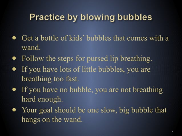 Lecture 1: Pursed Lip and Diaphragmatic Breathing | PPT | Lung and ...