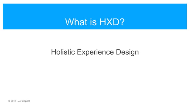 What is HXD? | PPT