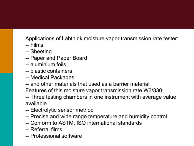 Wvtr and otr | PPTX | Chemistry | Science