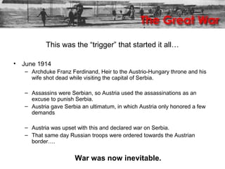 World War I | PPT