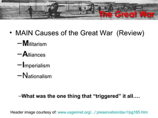 World War I | PPT