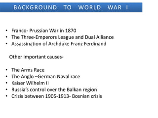 World War 1 | PPTX