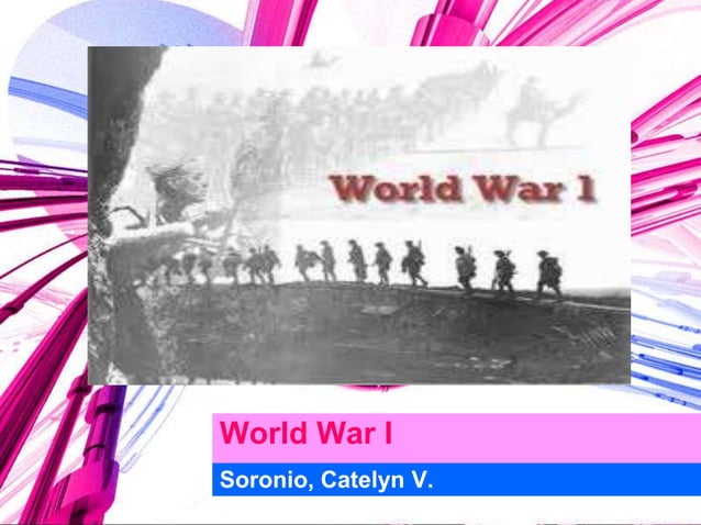 world war 1 | PPT