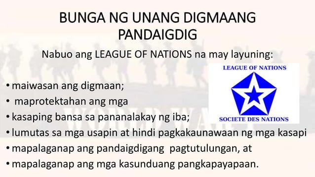 UNANG DIGMAANG PANDAIGDIG (WORLD WAR 1) | PPTX