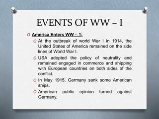 World War 1 | PPT