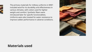 WW1 British Military Uniforms: A Comprehensive Guide | PPTX