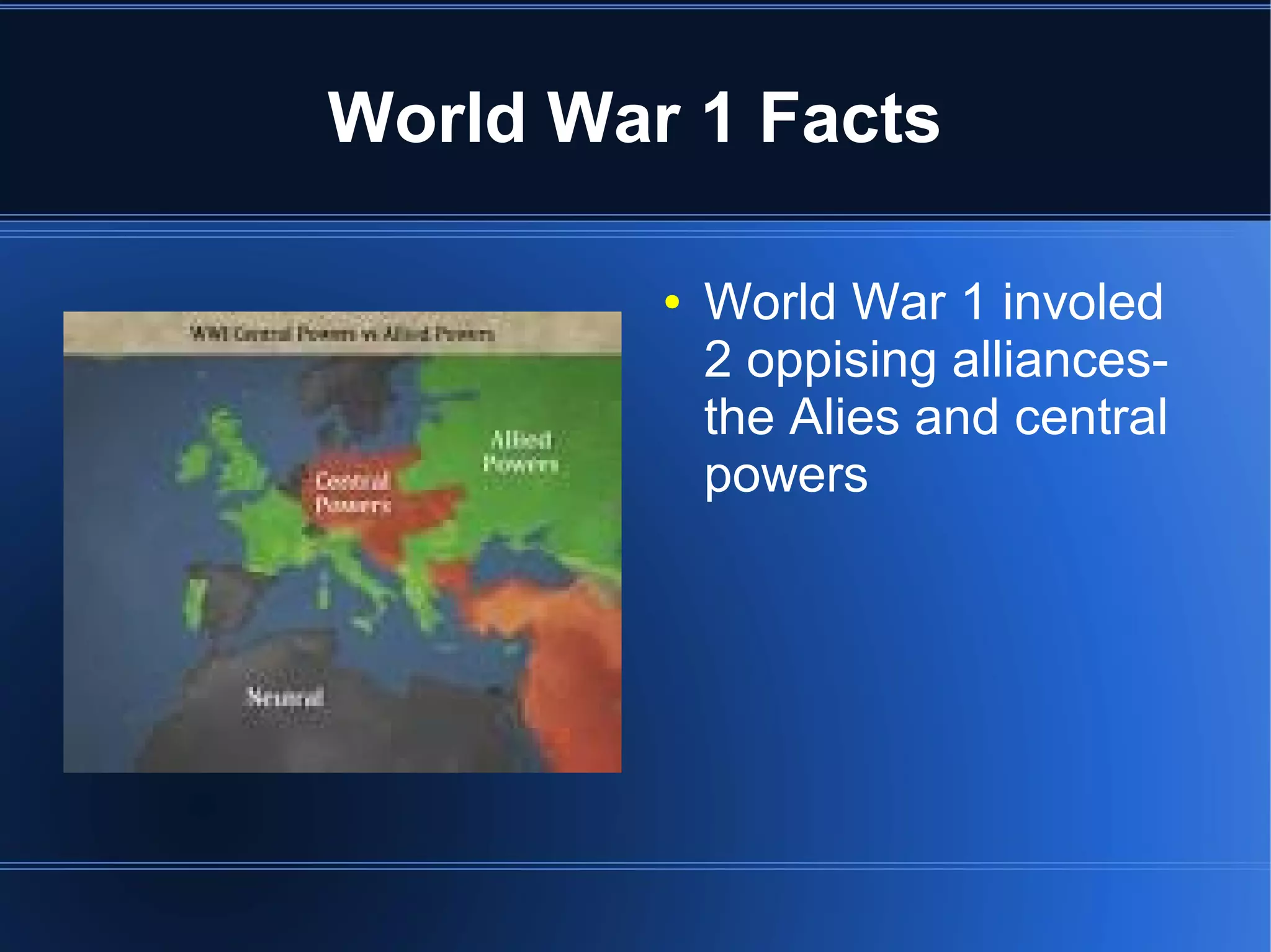 Ww1 by danny | PPT