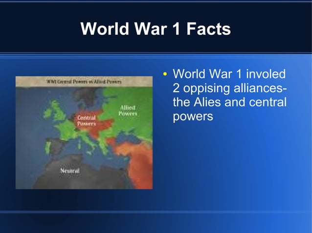 Ww1 by danny | PPT