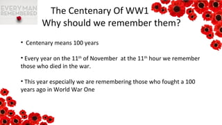 WW1 Centenary | PPT