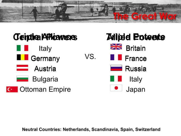 WWI - End of the War and Legacy | PPT | Death, Injury, or Military ...