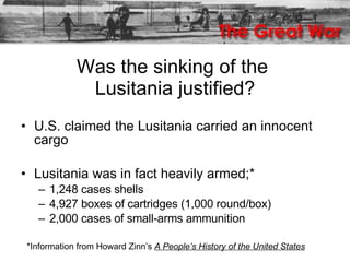 WWI - End of the War and Legacy | PPT